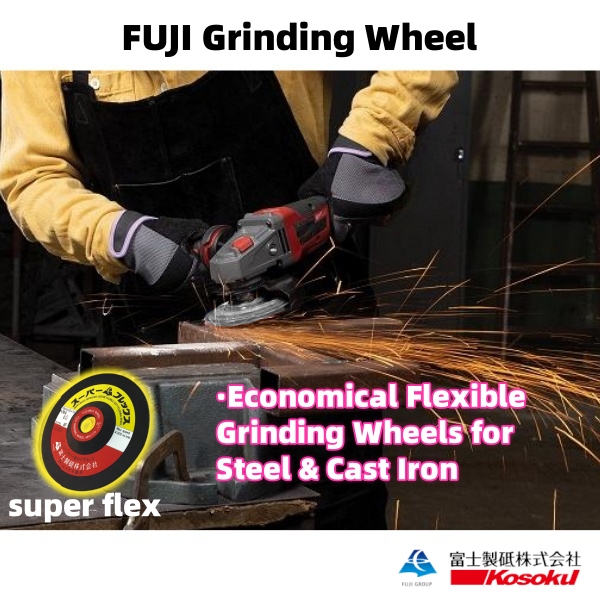 4" Economical Flex Grinding Wheel for Steel & Cast (Super Flex)