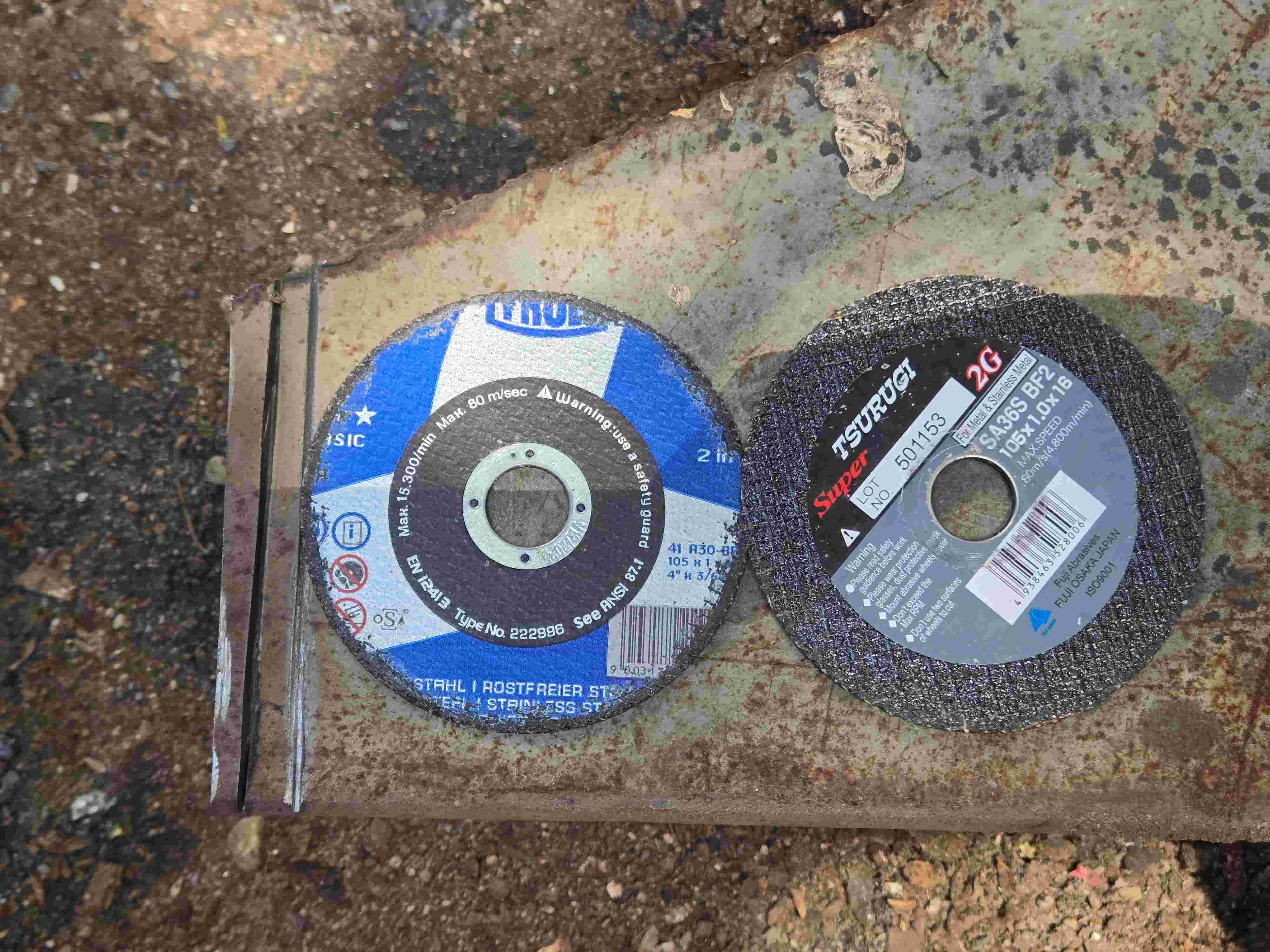 FUJI Cutting Disc - Faster Tyrolit in Manila Shipyard Test