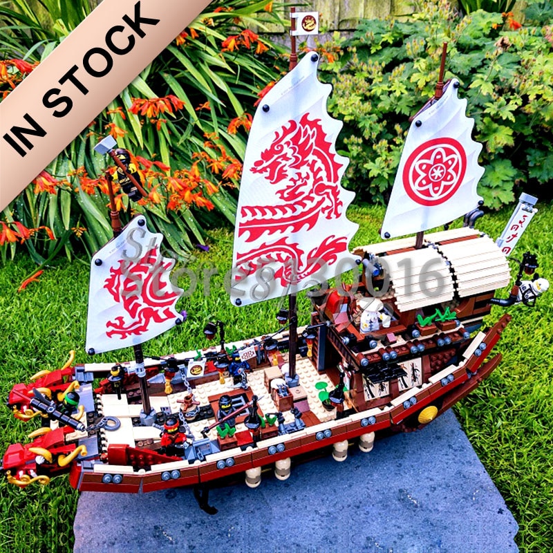 Ninjago Series Destiny's Bounty Ship 2455Pcs Moc Model Modular Building ...