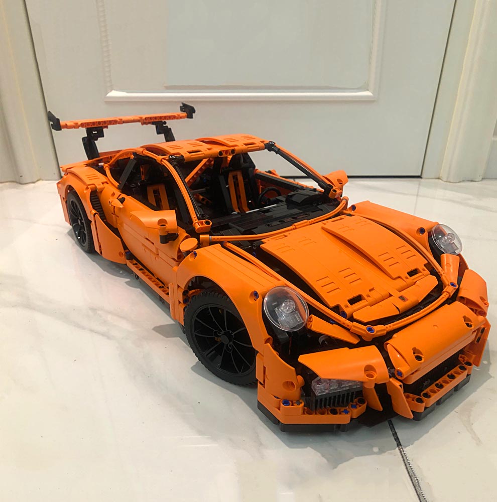 Technic Super Racing Car Por-sche 911 GT3 RSr Moc Model Model Modular ...