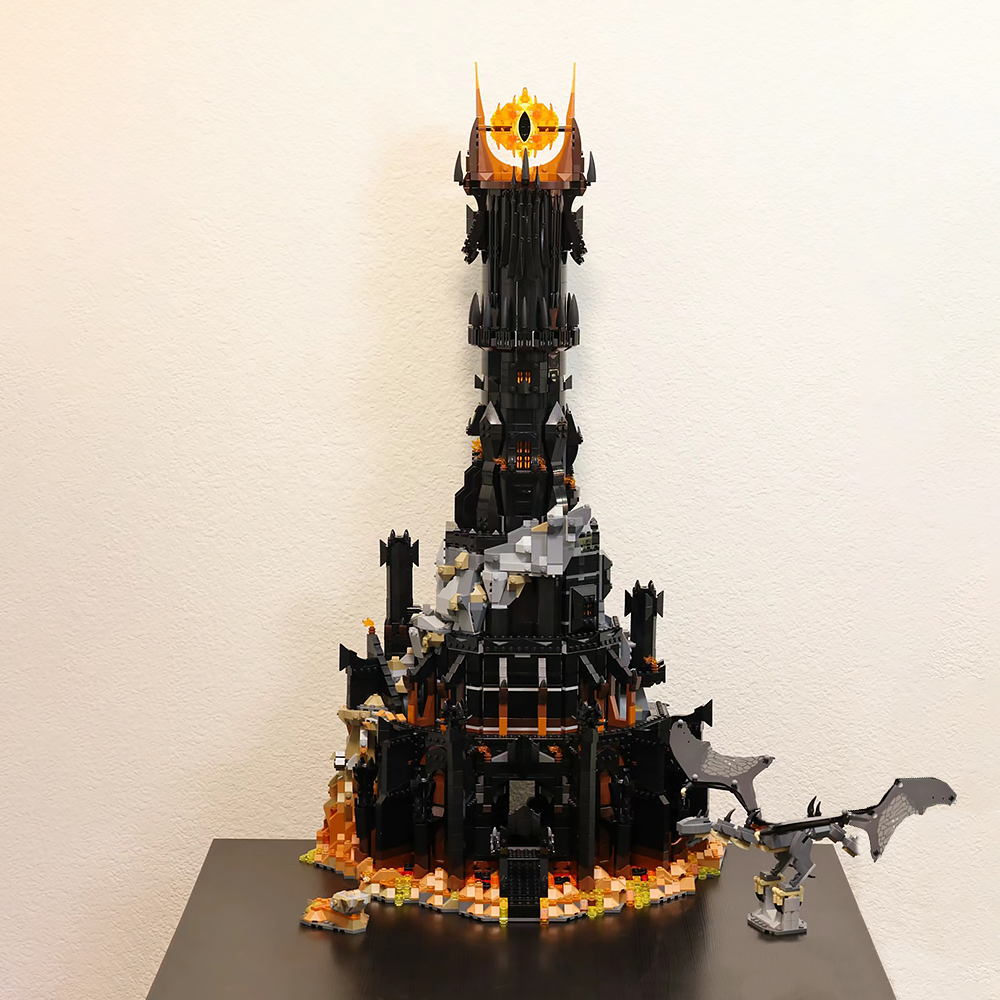 Creator Expert Lord Of The Ring Barad-Dûr 5471Pcs Moc Model Modular ...