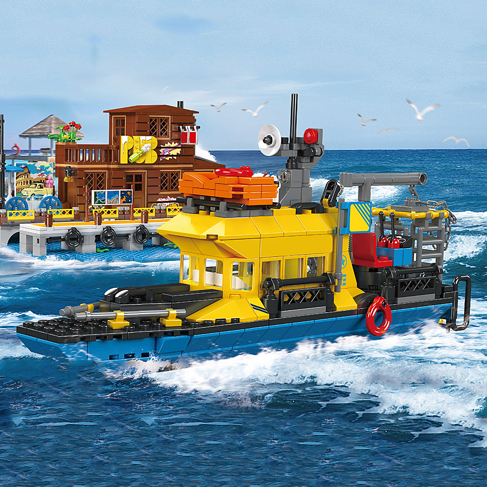Mould King Technic Underwater Exploration Ship 380pcs Building Blocks ...