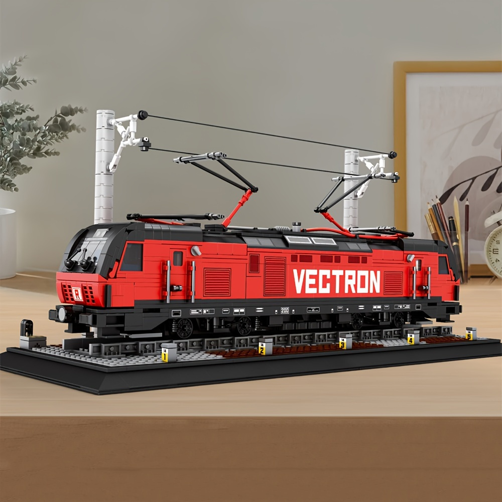 Reobrix Techinic Vectron European Electric Passenger Train 1889pcs Moc ...