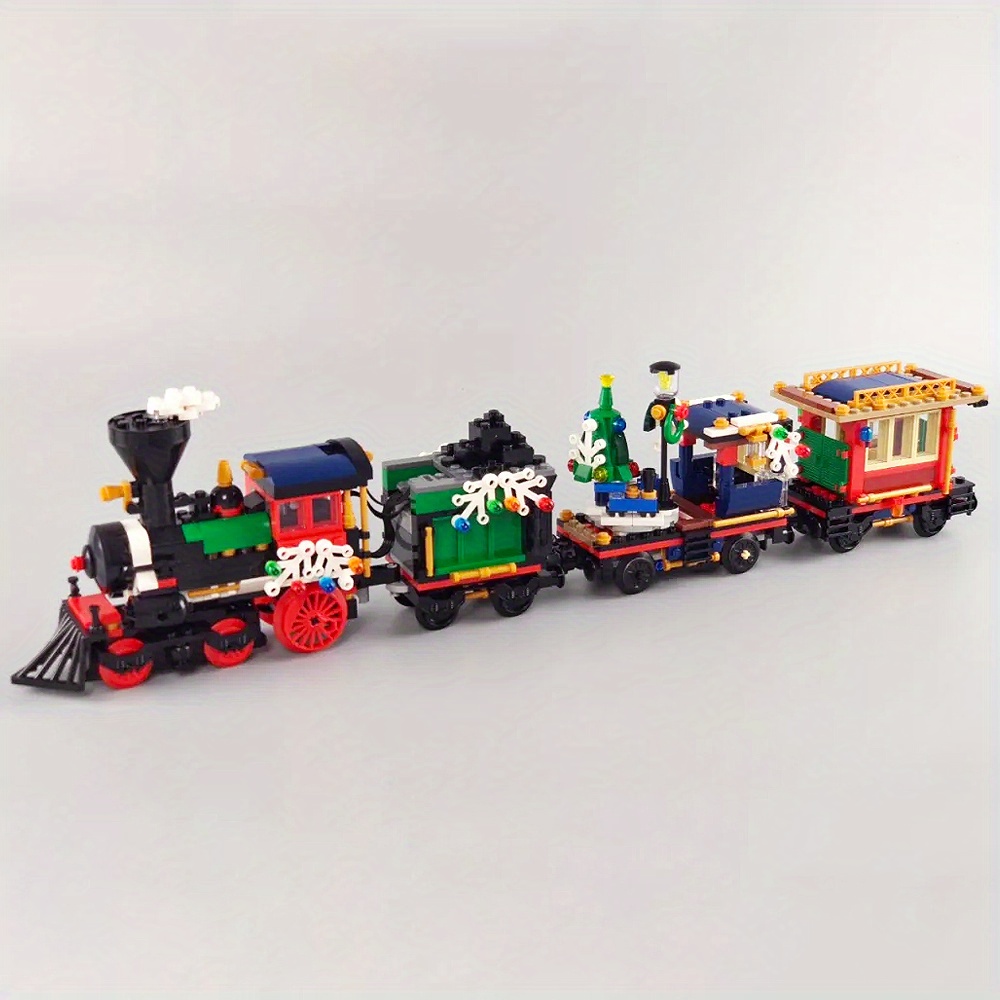 LEIER Ideas Creator Expert Technic Steam Railway Rail Train Winter ...