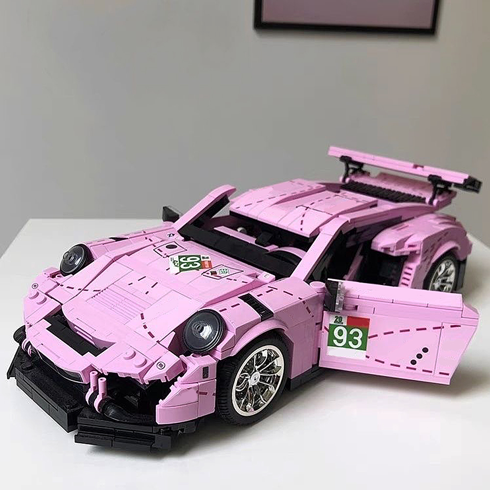 SY Technic Car Porsche GT3 RS Super Racing Car 1603pcs Moc Model ...