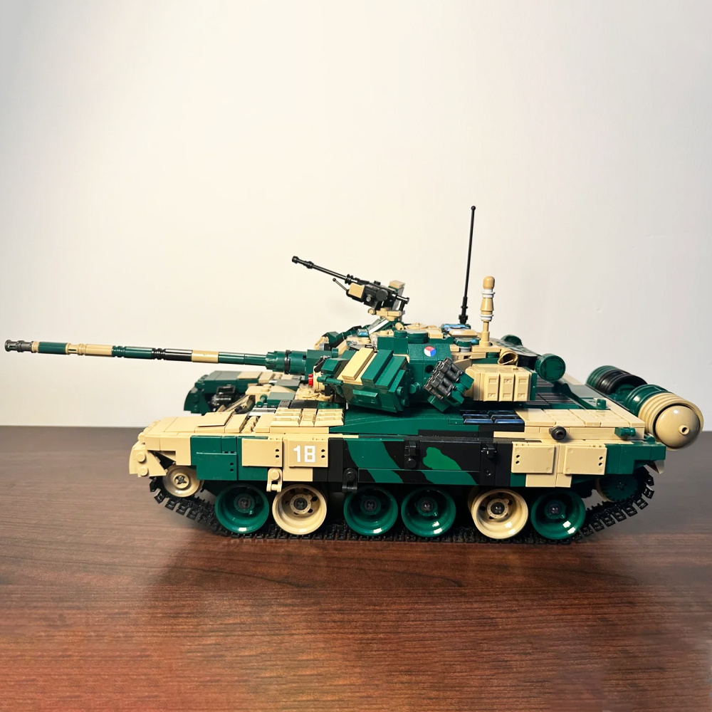 PanlosBrick Military Series Technic Tank T-90 Main Battle Tanks 1773pcs ...