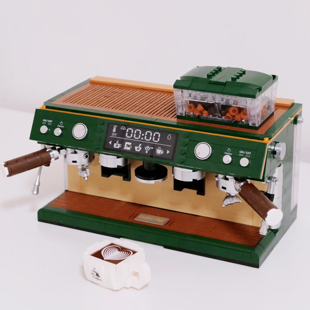 ZHEGAO Ideas Creator Expert Street ViewMini Bricks Coffee Machine ...