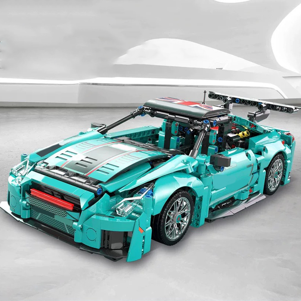 KBOX Technic Car Nissan GT-R Super Racing Car 1425pcs Moc Model Modular ...
