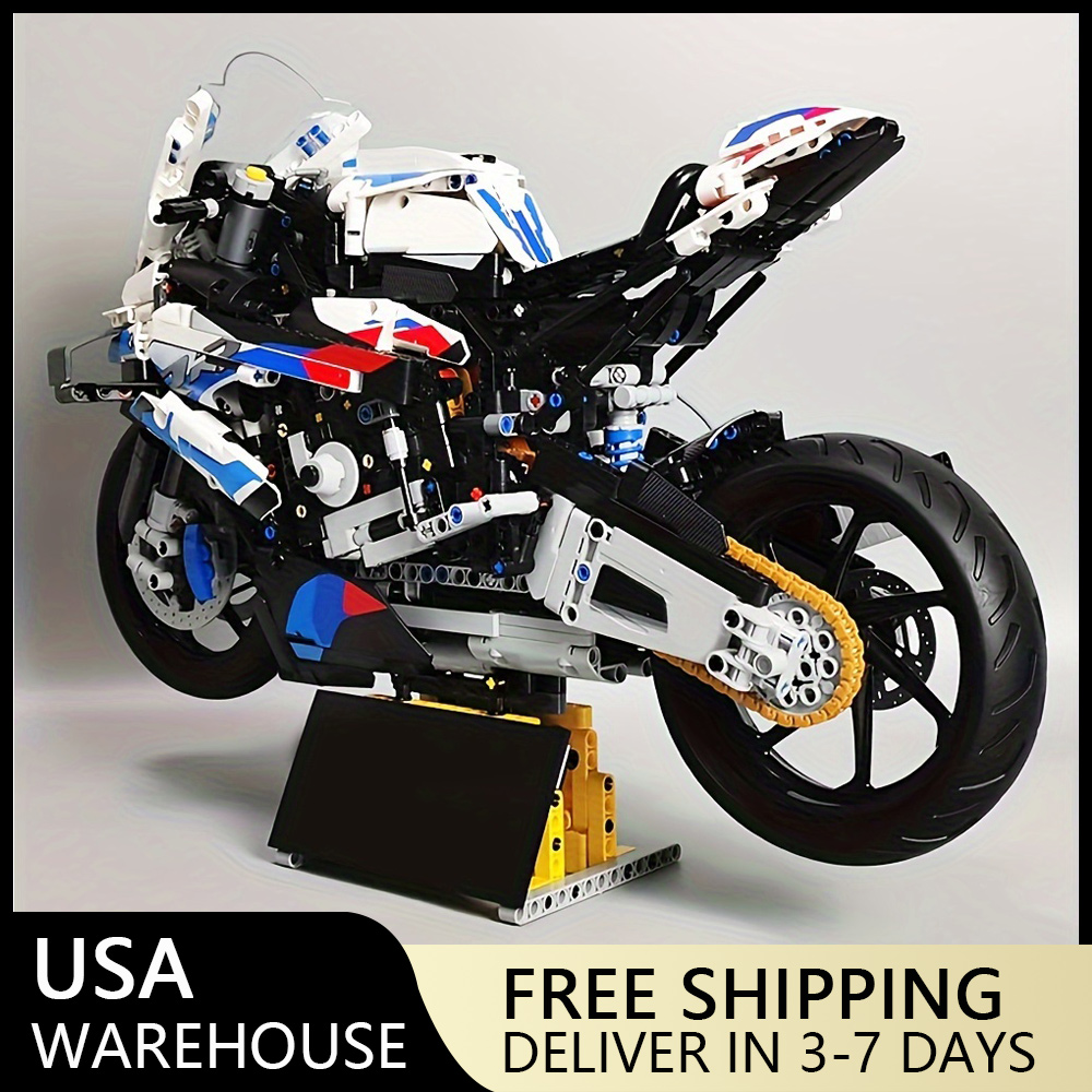 (Ship from USA) Technical And Technic Serial BMW M 1000 RR 42130 1920Pcs Building Blocks Bricks