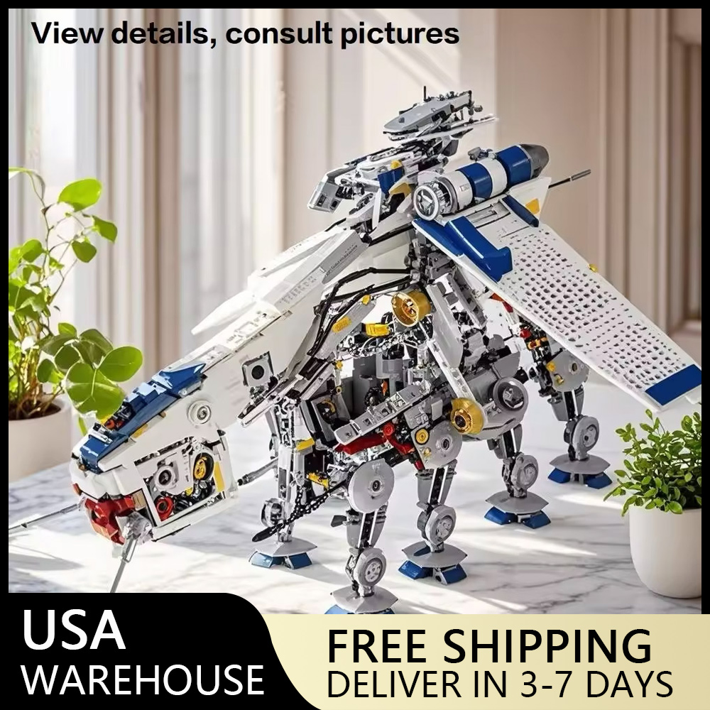 (Ship from USA) Star Wars Serial Republic Dropship with AT-OT Walker ...