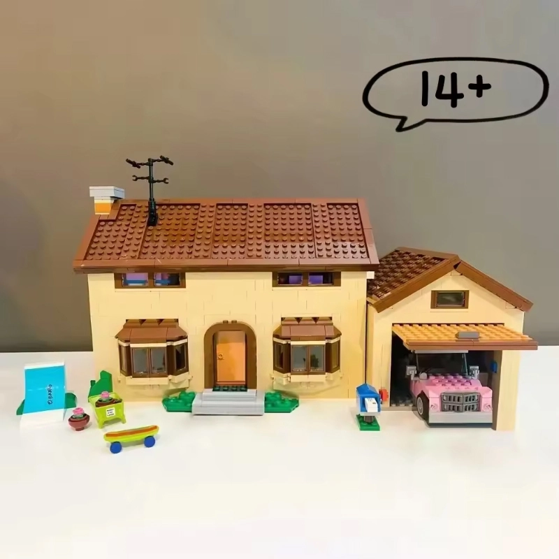 (Ship From USA) Creator Exper Street View The Simpsons House 71006 ...