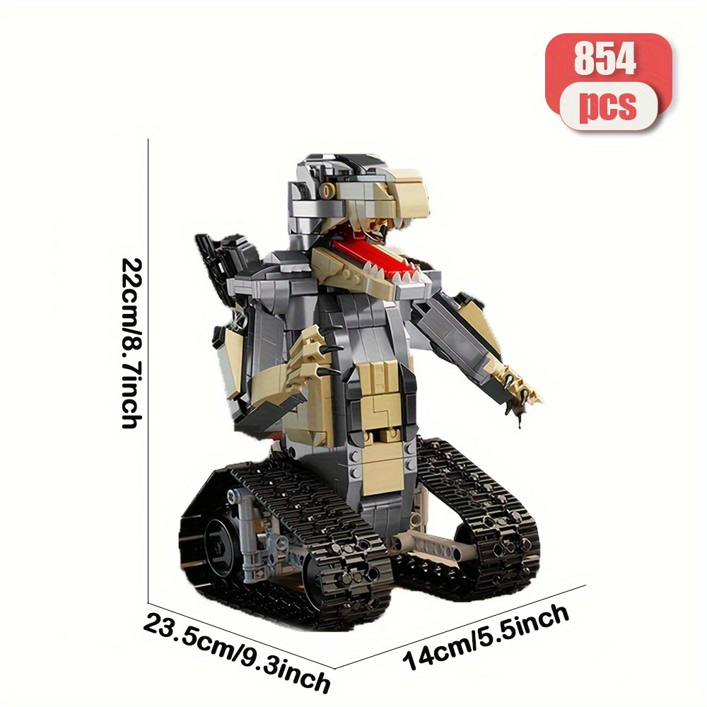 (Ship from USA) Technical Serial Two Variable Remote Control Dinosaur ...