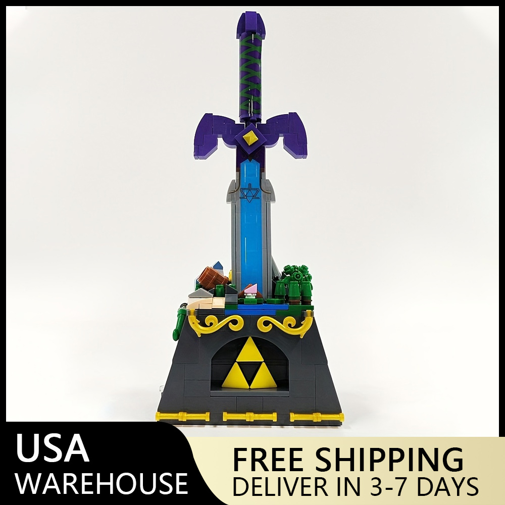 (Ship from USA) Movie & Game Serial Zelda: The Master Sword JJ9061 ...