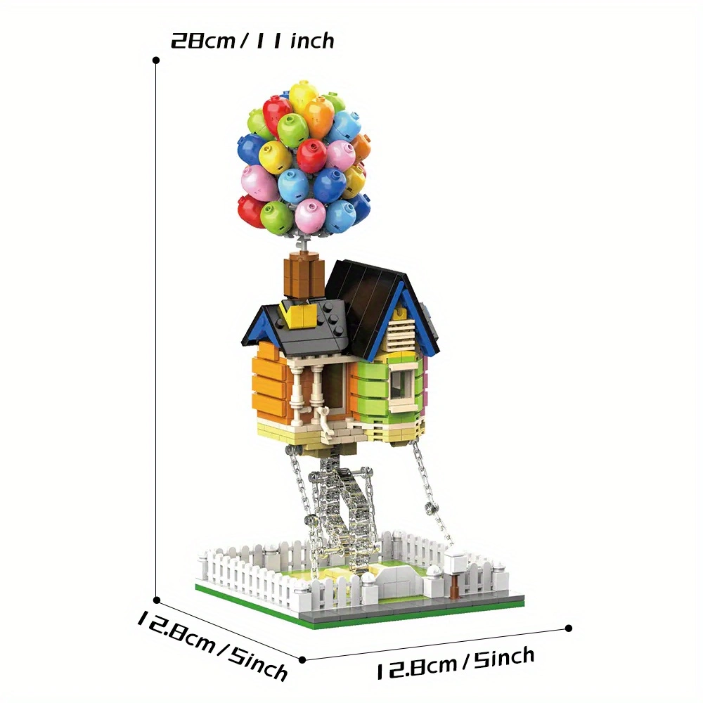 (Ship from USA) Movie & Game Serial Balloon House 7025 555PCS Building ...