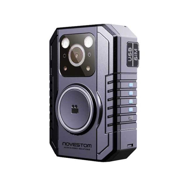 NOVESTOM™ NVS4-D 4G LTE Live Streaming Body-Worn Camera