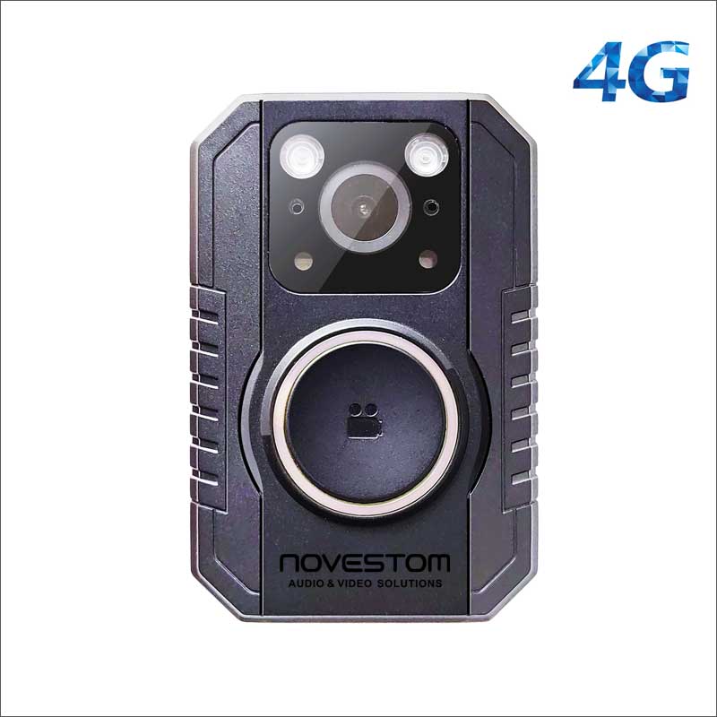 NOVESTOM™ NVS4-D 4G LTE Live Streaming Body-Worn Camera