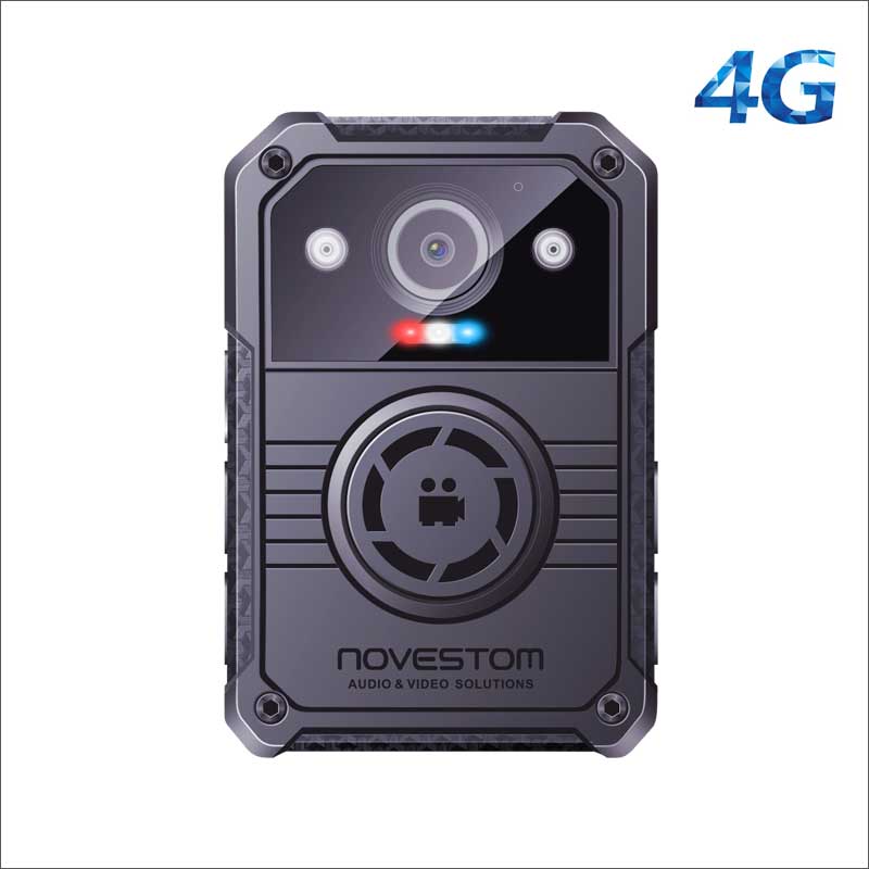 NOVESTOM™ NVS4-T 4G LTE Live Streaming Body-Worn Camera