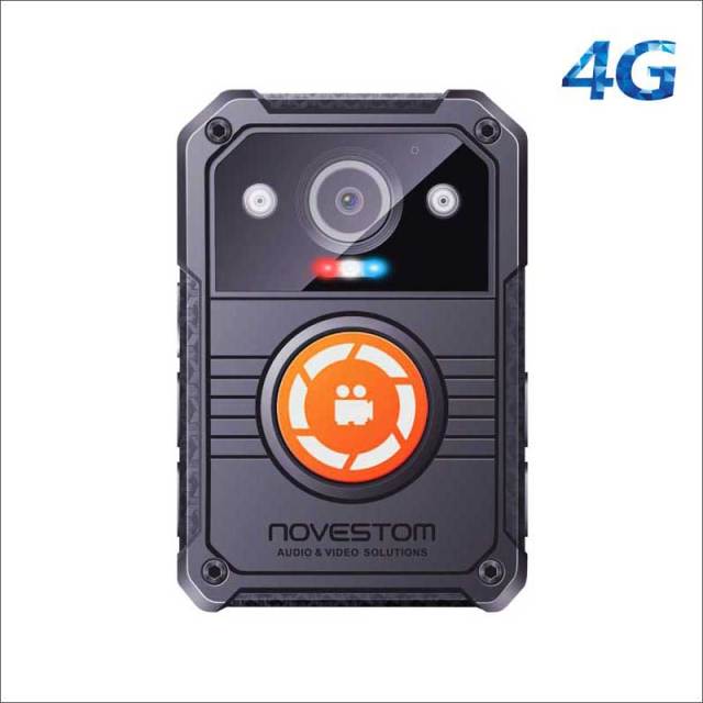 NOVESTOM™ NVS4-T Pro 4G LTE Live Streaming Body-Worn Camera