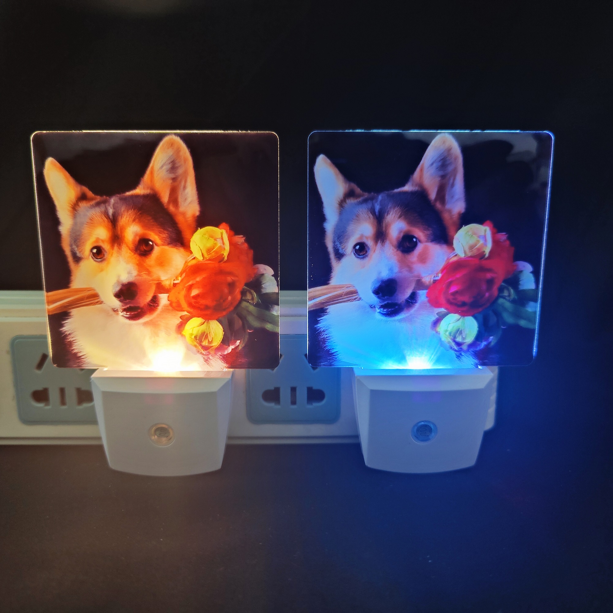 NEW China Sublimation Acyrlic Night Light with Photo Frame Free ...