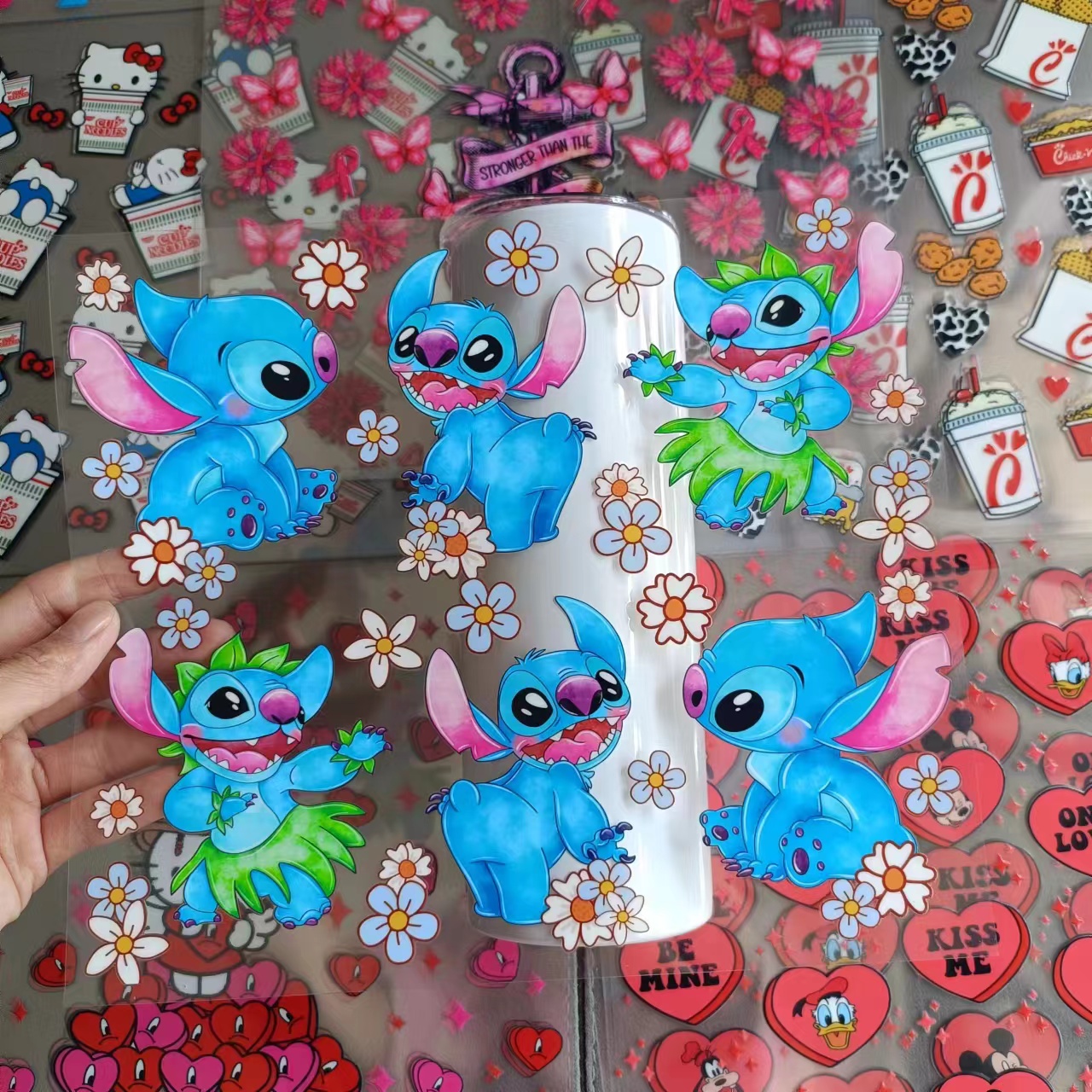 RTS UV DTF Cup Wrap Transfer for 20oz Tumbler Free Shipping (50pcs ...