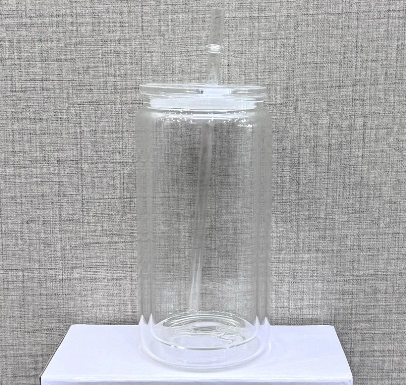 NEW China RTS 16oz Acrylic Plastic Ombre Can with Colored Lid Free ...