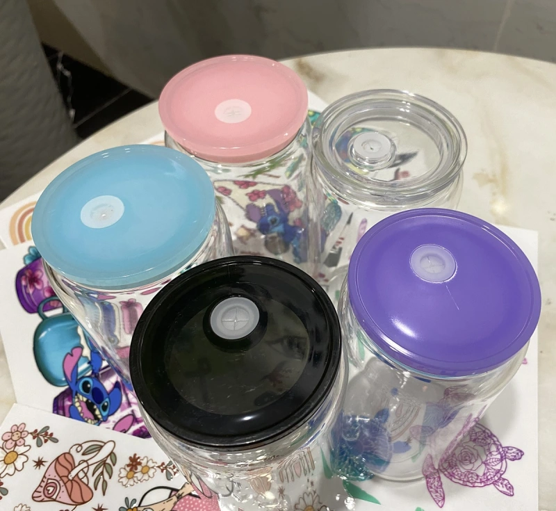AU RTS 16oz Plastic Can with Colored Plastic Lid Free Shipping (50PCS)