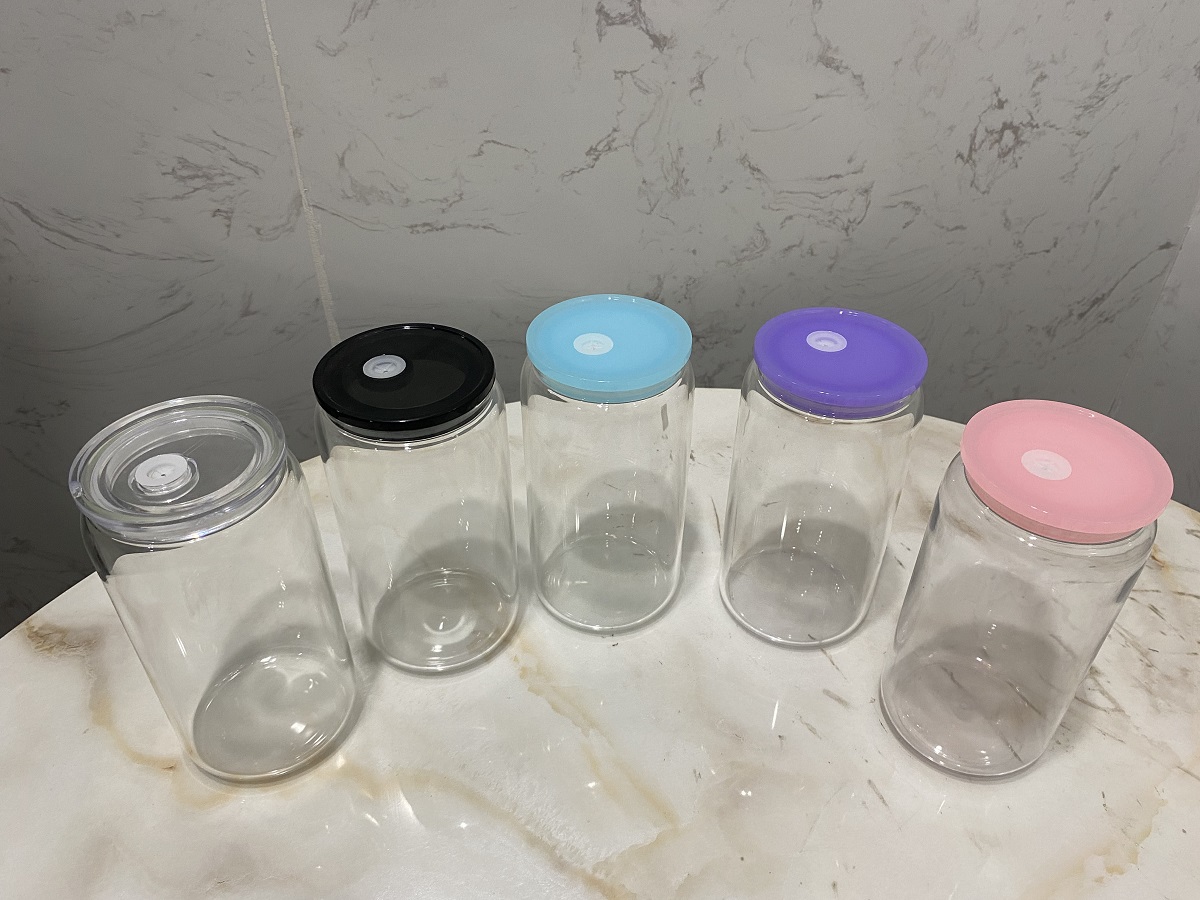 AU RTS 16oz Plastic Can with Colored Plastic Lid Free Shipping (50PCS)