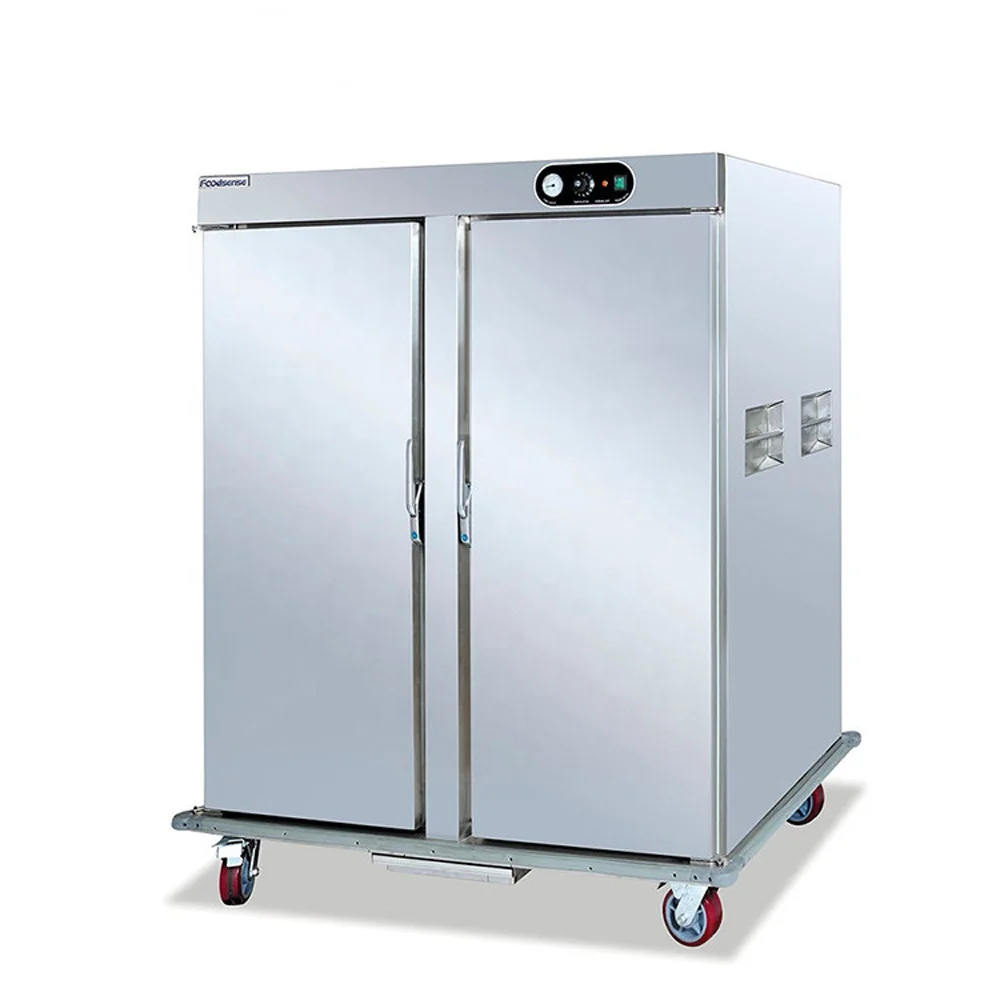 Stainless Steel Electric Food Warmer Cart with Wheels