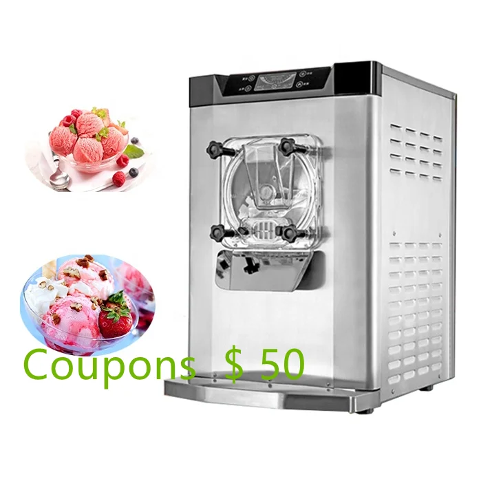 Italian Gelato Commercial Hard Ice Cream Machine 3 flavor