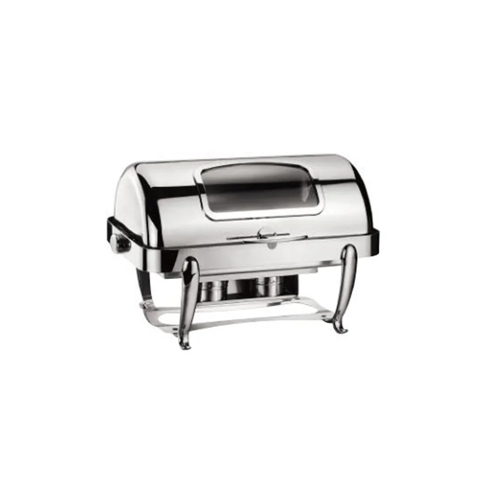 Stainless Steel Silver Plated Soup Buffet Food Warmer Chafing Dish