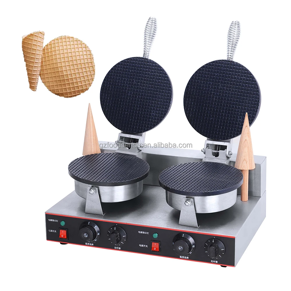 Electric Single/Double Plate Cone Baker Commercial Round Shape