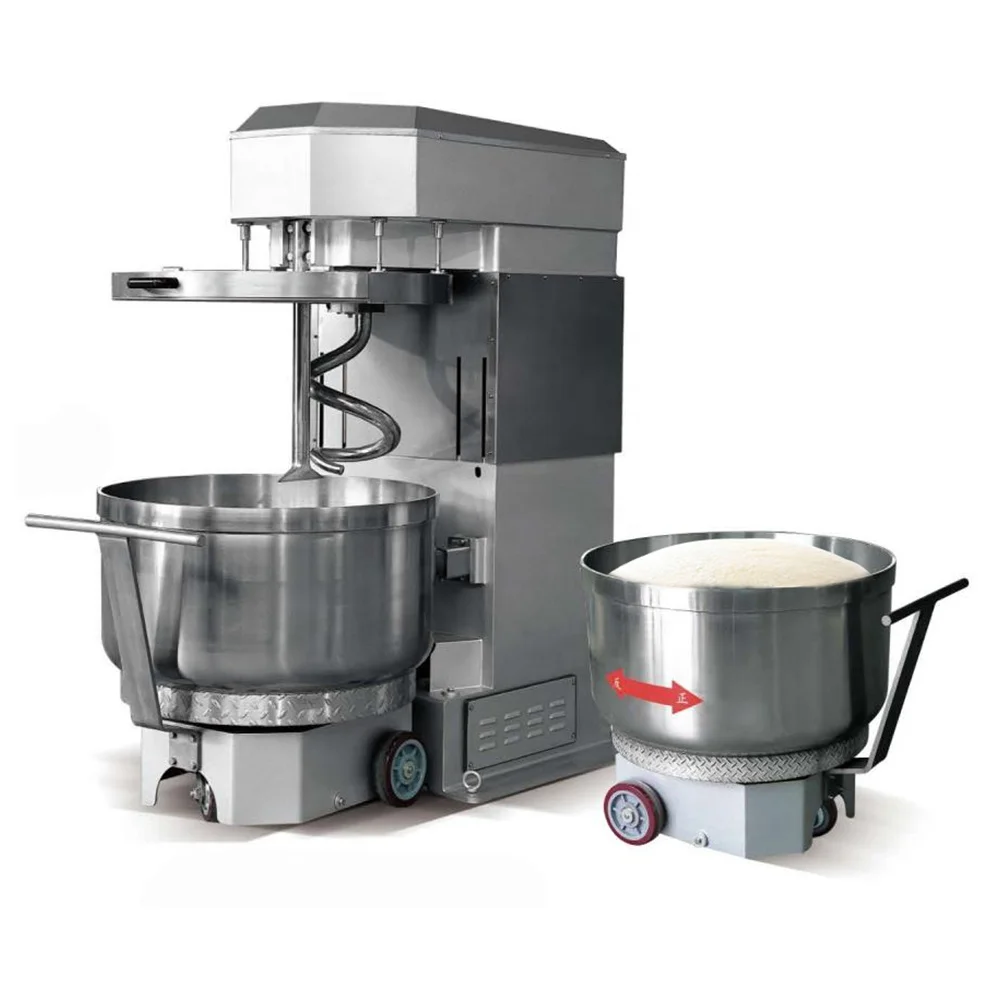 Industrial Heavy Duty Bread Cake Spiral Mixer With Removable Bowl