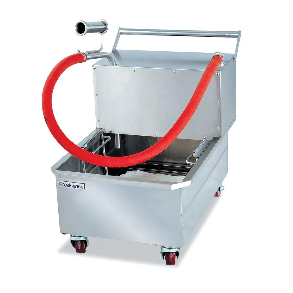 Fast Food Kitchen Oil Filter /KFC Oil Filter Cart Catering Kitchen