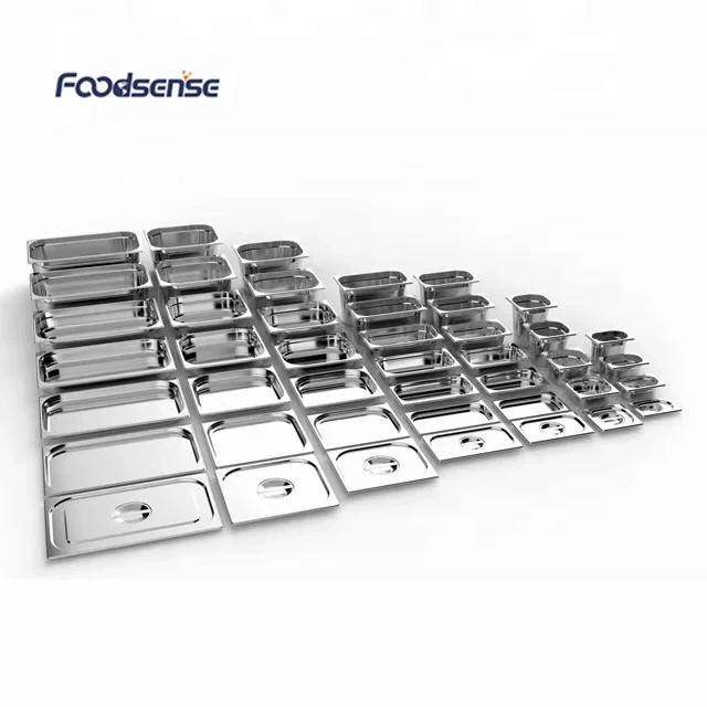 Full size restaurant stainless steel metal Buffet style Gn Pan