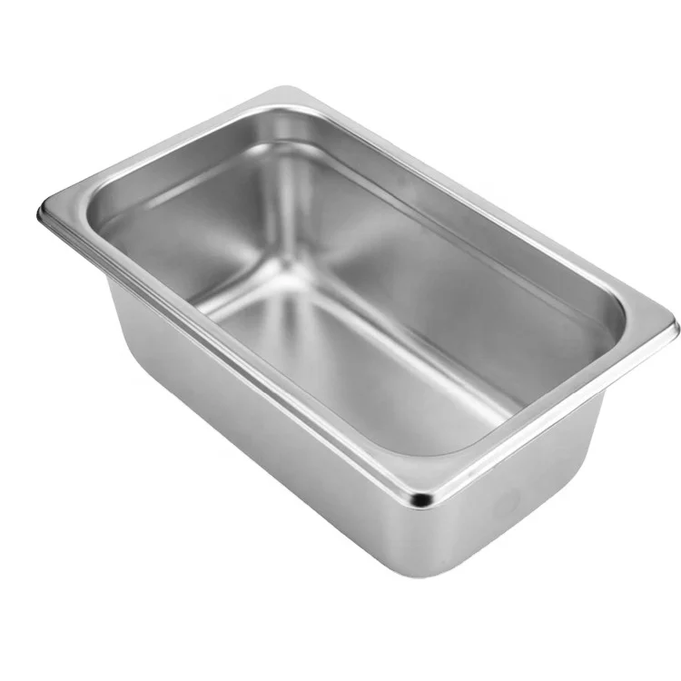 Full size restaurant stainless steel metal Buffet style Gn Pan