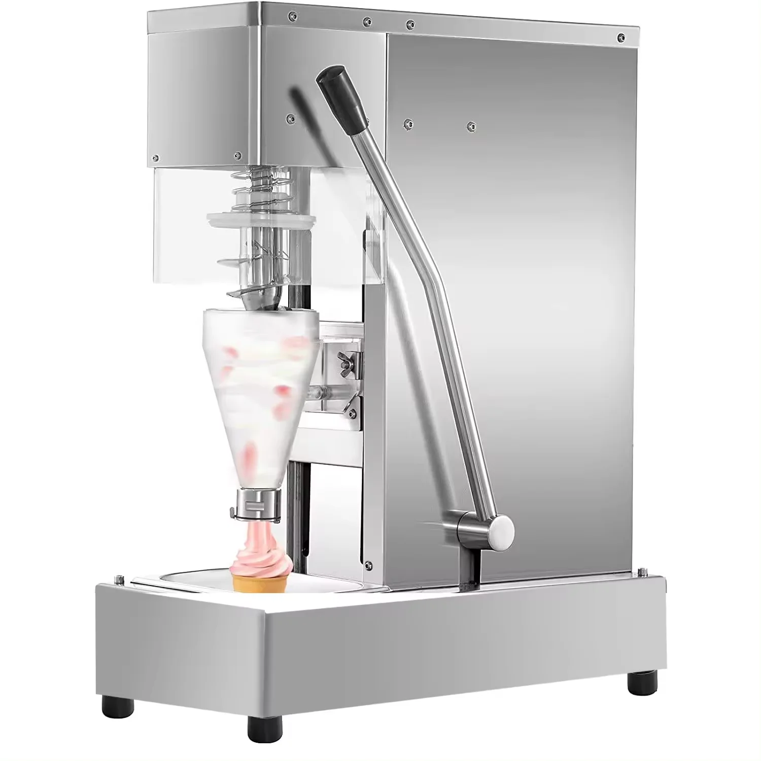 Automatic Gelato Mixer Swirl Freeze Fruit Frozen Yogurt Machine