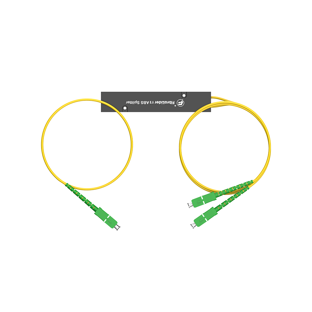 Fiber Optic ABS PLC Splitter,1x2 with SC/APC Connector,G657A Fiber 1:2 ...