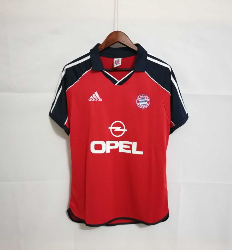 retro 00 01 Bayern Munich home jersey