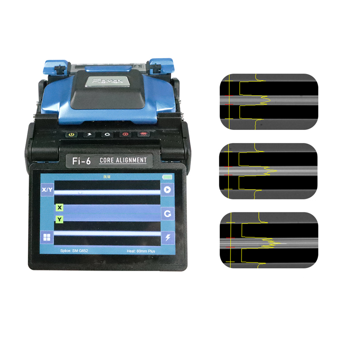 FibMax Fi-6 Core-Alignment Single Fiber ARC Fusion Splicer