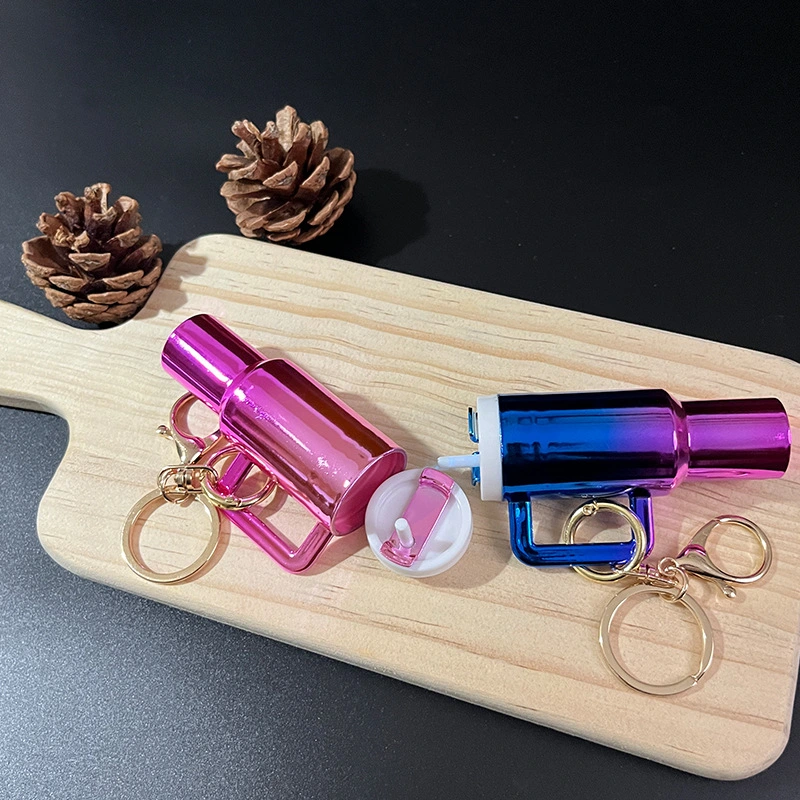 12 PCS Mini Stanley cup keychain gradient color for decoration bundle ...