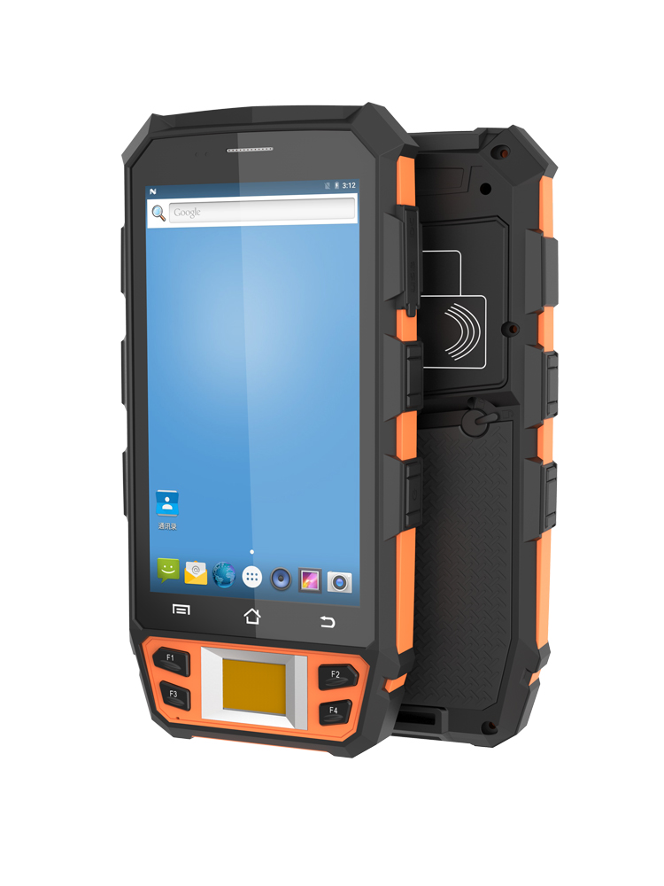 LF RFID handheld reader with 2D barcode scann working with Agrisys auto ...