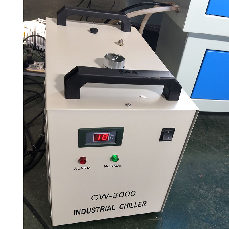 How to check the problem when machine shows water chiller warning