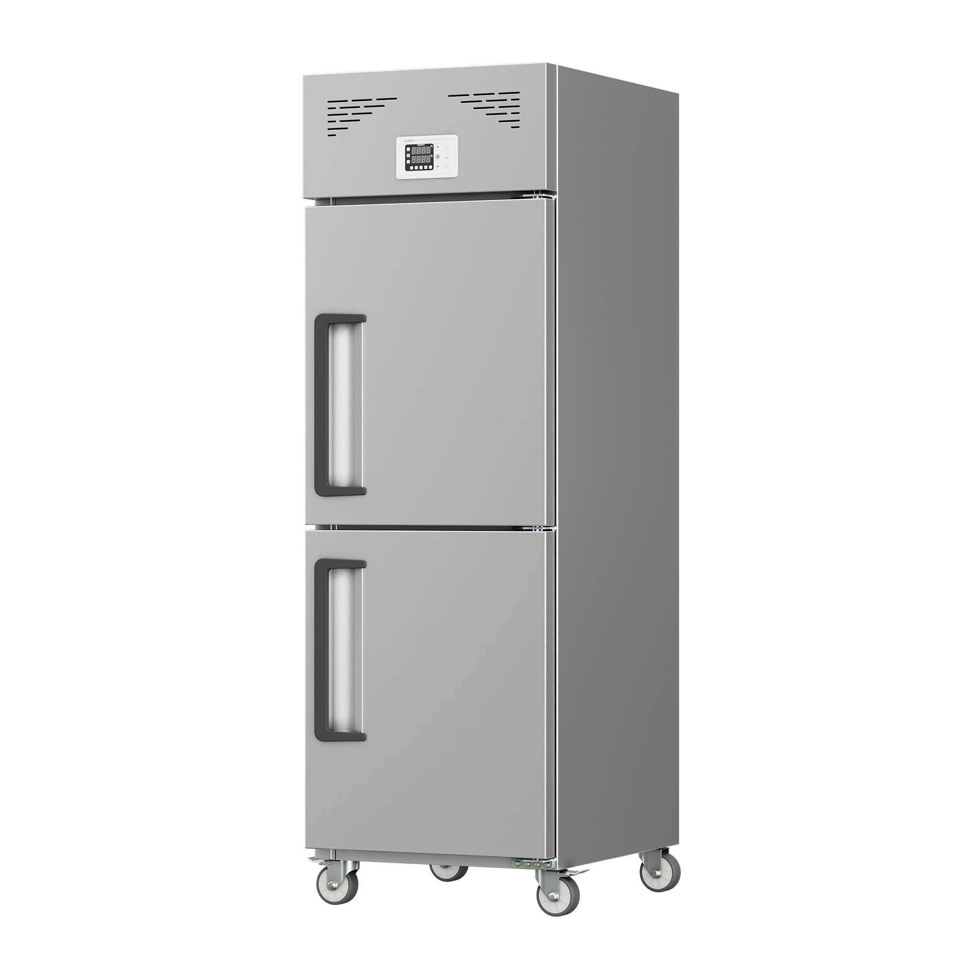 Two-door refrigerated，commercial kitchen refrigerator vertical fresh ...