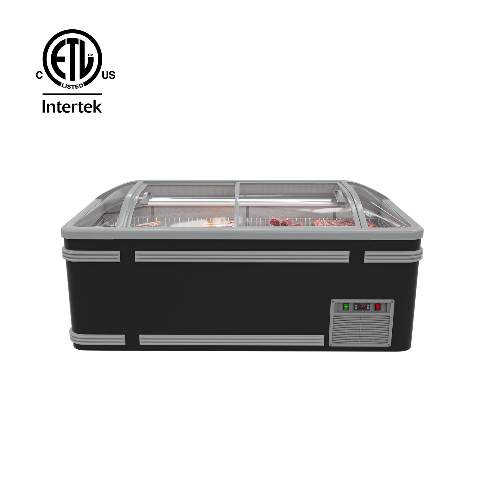 HR-A1850 Freestanding Ice Cream Island Display Case 21 cu. ft.