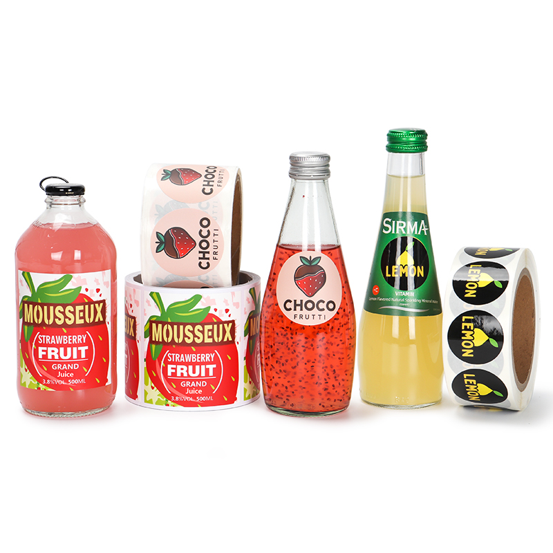 Custom Juice Bottle Labels – Waterproof & Durable Stickers