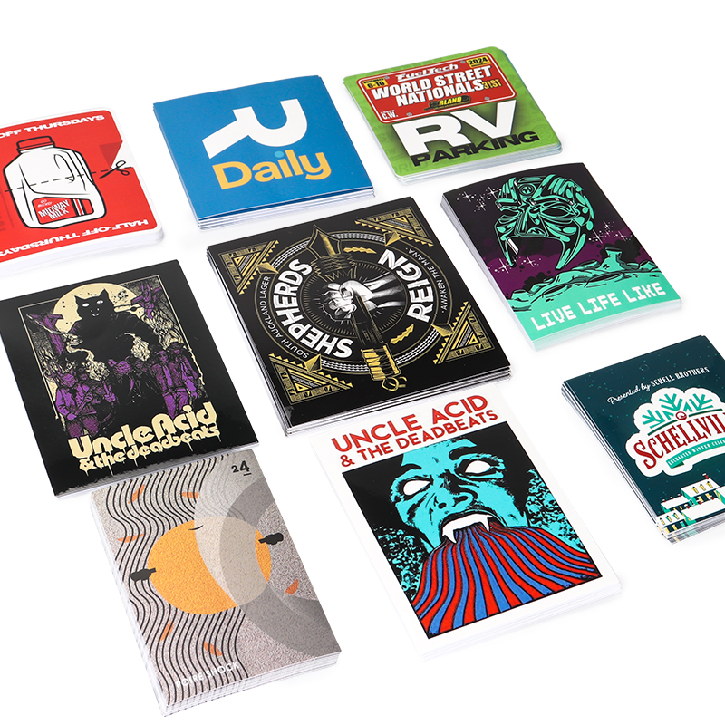 Custom Square Stickers – Waterproof, Vinyl & Bulk Orders