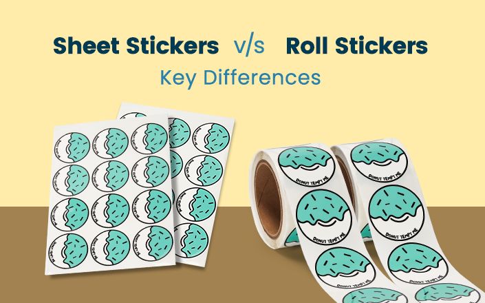 What Are Roll Stickers vs. Sheet Stickers?