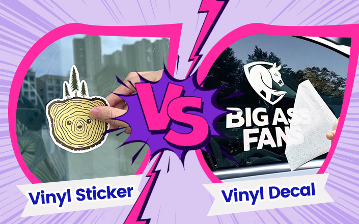 What Is the Difference Between a Vinyl Decal and a Sticker?