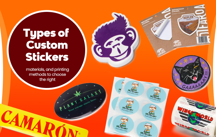 What Are the Different Types of Custom Stickers?