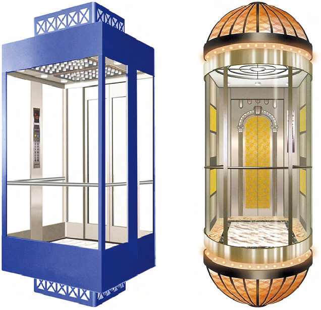 Panoramic Elevator,Elevator Cabin Models